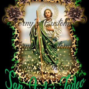 San Judas Tadeo, Cheetah San Judas Tadeo Design, Saint Jude Thaddaeus ...