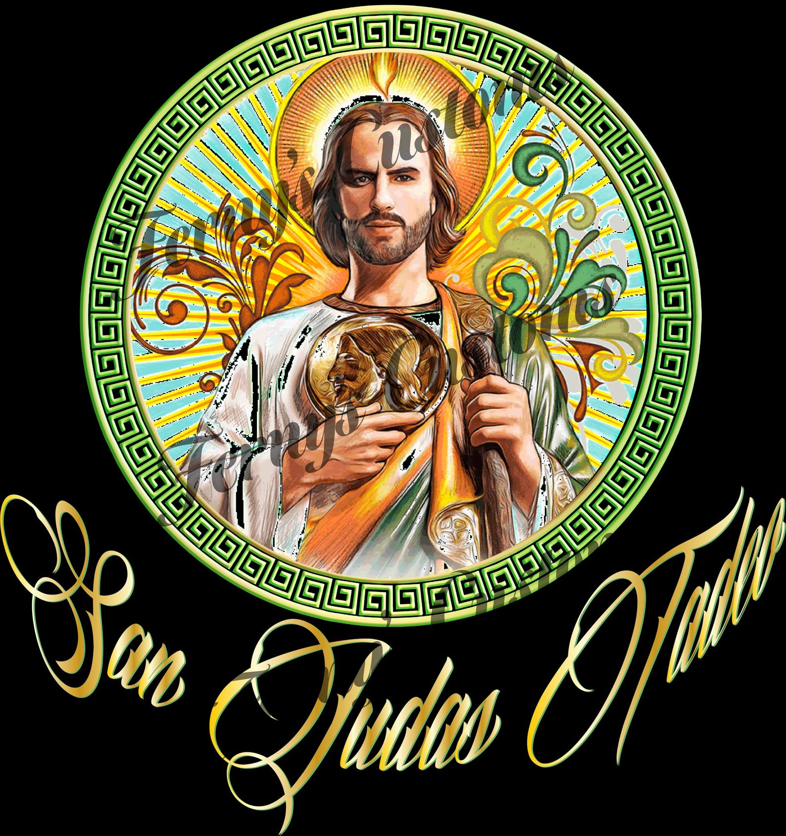 San Judas Tadeo, Saint Jude Thaddaeus, El Santo Patron PNG Instant ...