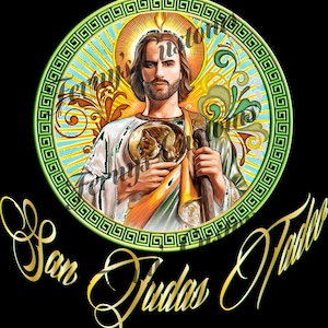 San Judas Tadeo, Saint Jude Thaddaeus, El Santo Patron PNG Instant ...