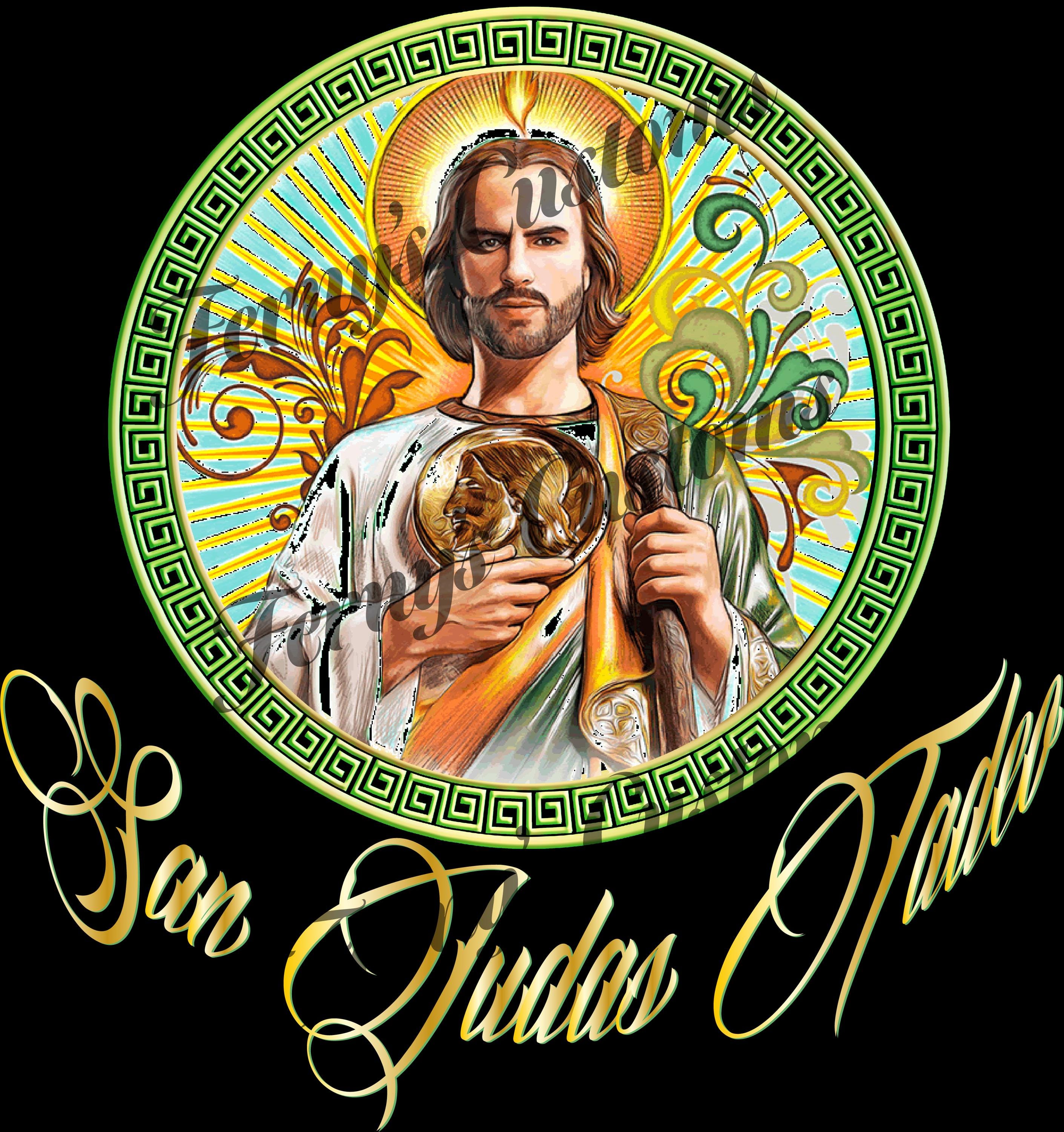 San Judas Tadeo, Saint Jude Thaddaeus, El Santo Patron PNG Instant ...