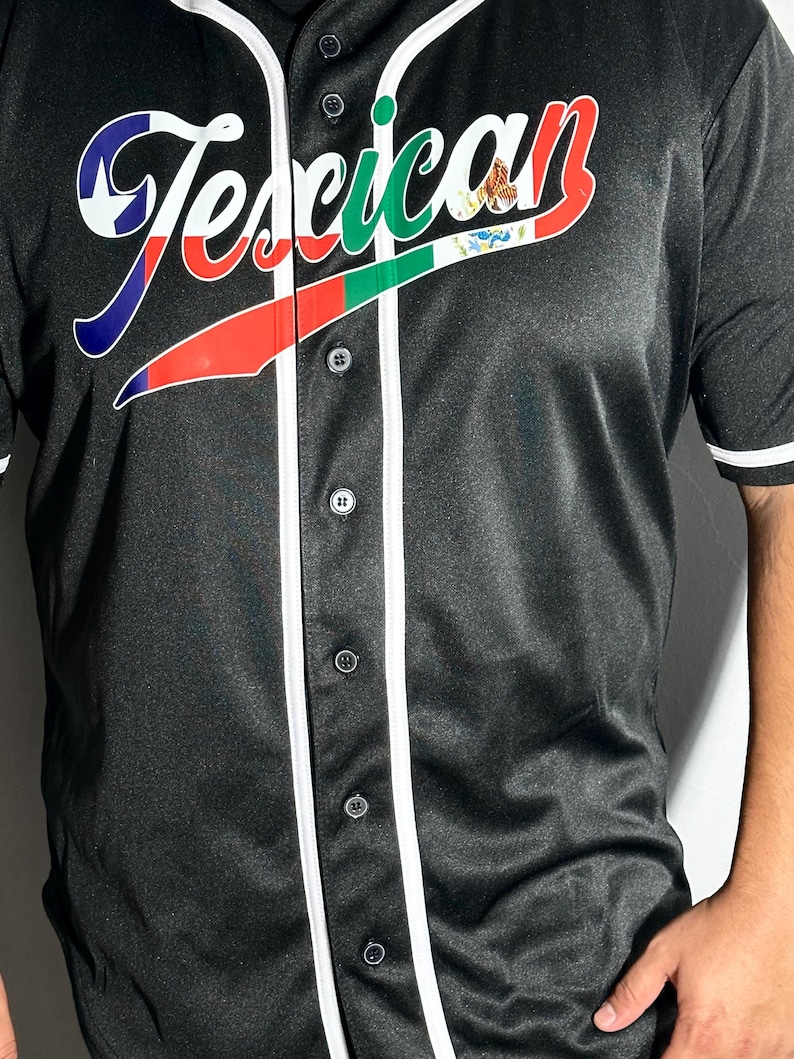 Texican Baseball Jersey, Camisa De Béisbol Con Logo De Texican, México ...