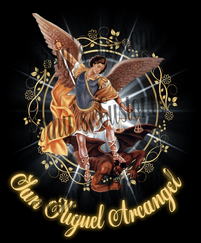 San Miguel De Arcangel PNG File, PNG Instant Download, T-shirt Design ...