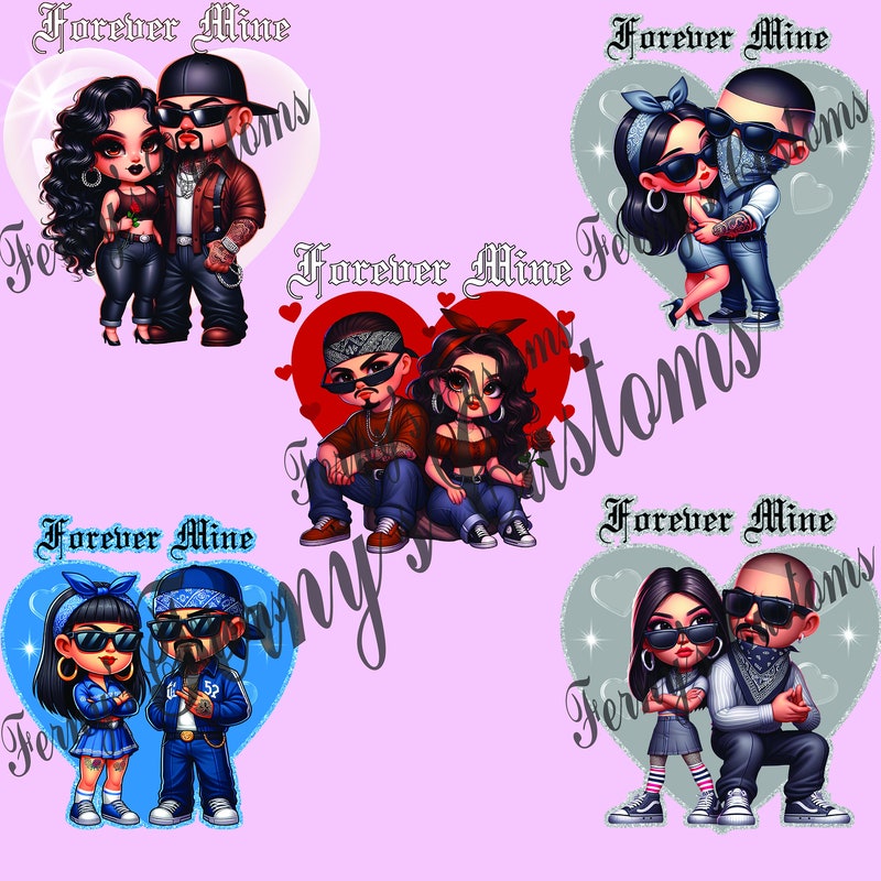 Cholo Couple Drawing - Etsy