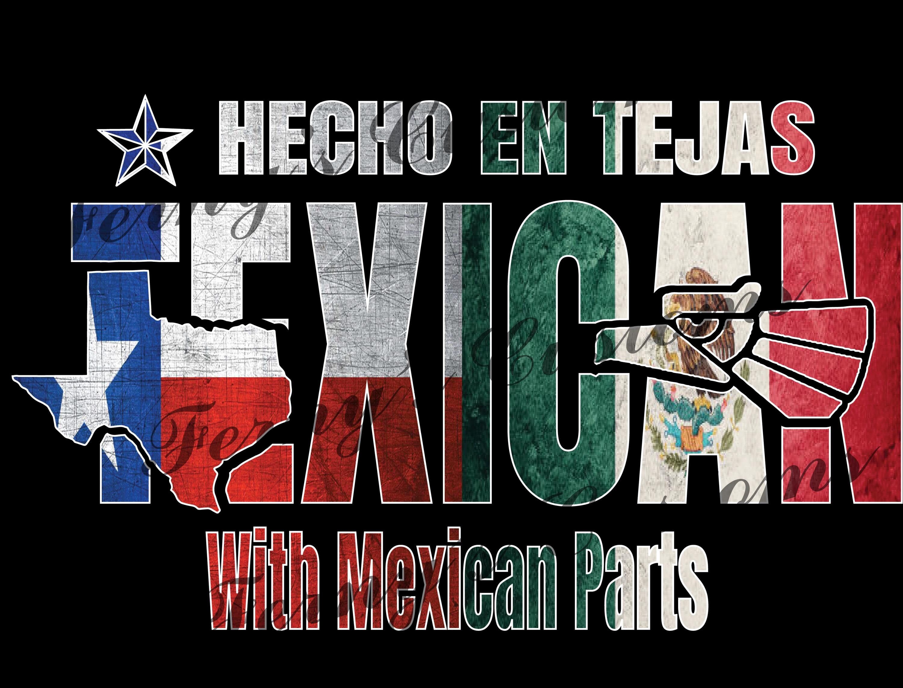 Texican, Texican Logo, Mexico and Texas, PNG File Texican Design, Made ...