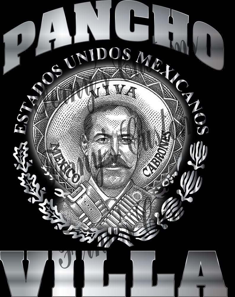 Pancho Villa PNG, Pancho Villa PNG File, Pancho Villa Design, Silver ...