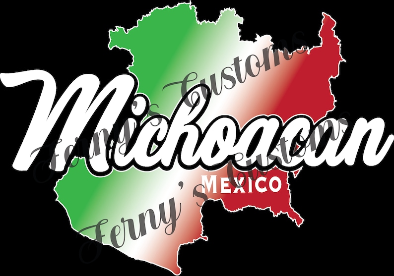 Michoacan Mexico State Map Tricolor PNG, Mexico State PNG, PNG File ...
