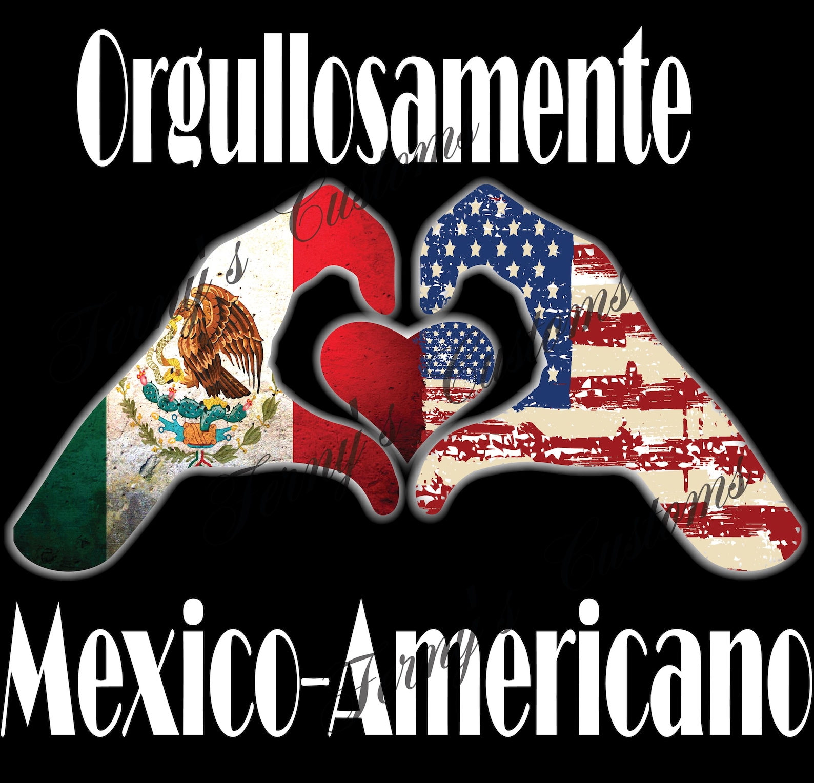 Mexico Y USA Logo, Mexico and USA Png File, PNG File Orgullosamente ...