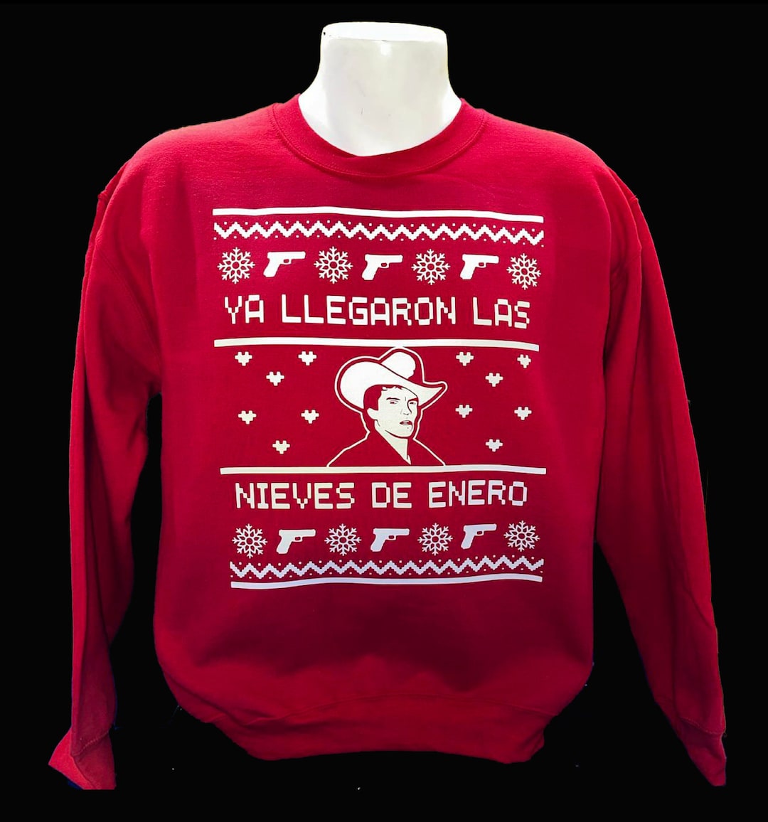 Christmas Sweater, Chalino Sanchez Sweater, Nieves De Enero Christmas ...