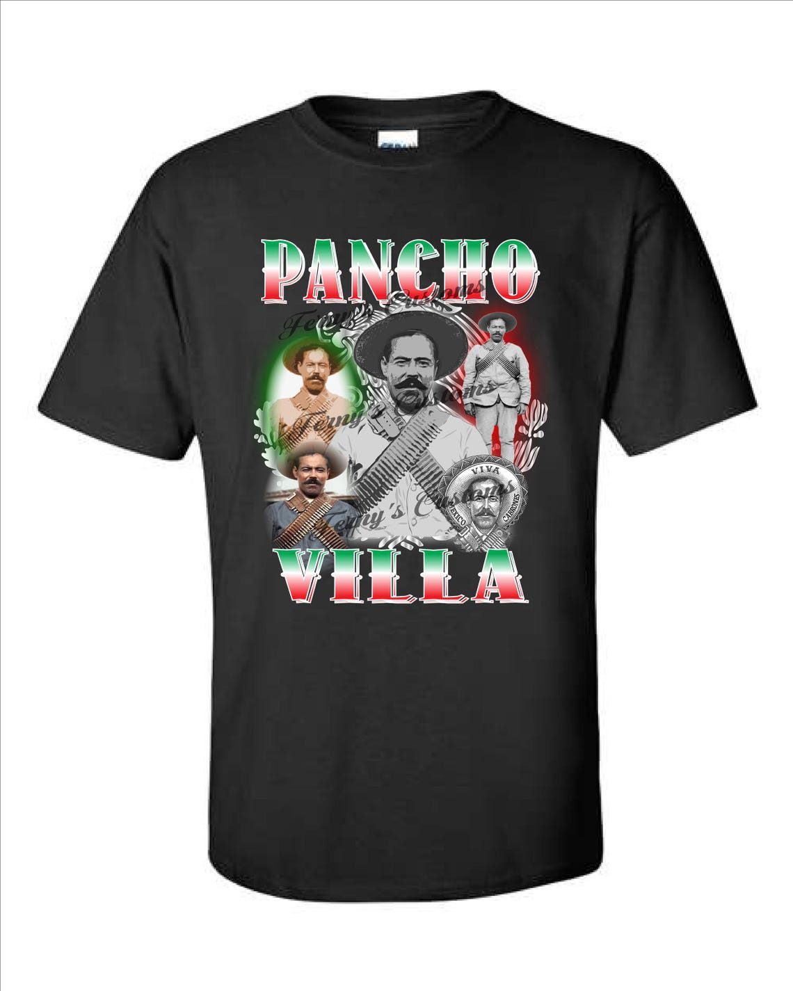 Pancho Villa PNG, Mexican Flag Colors Pancho Villa PNG, Tri-color ...
