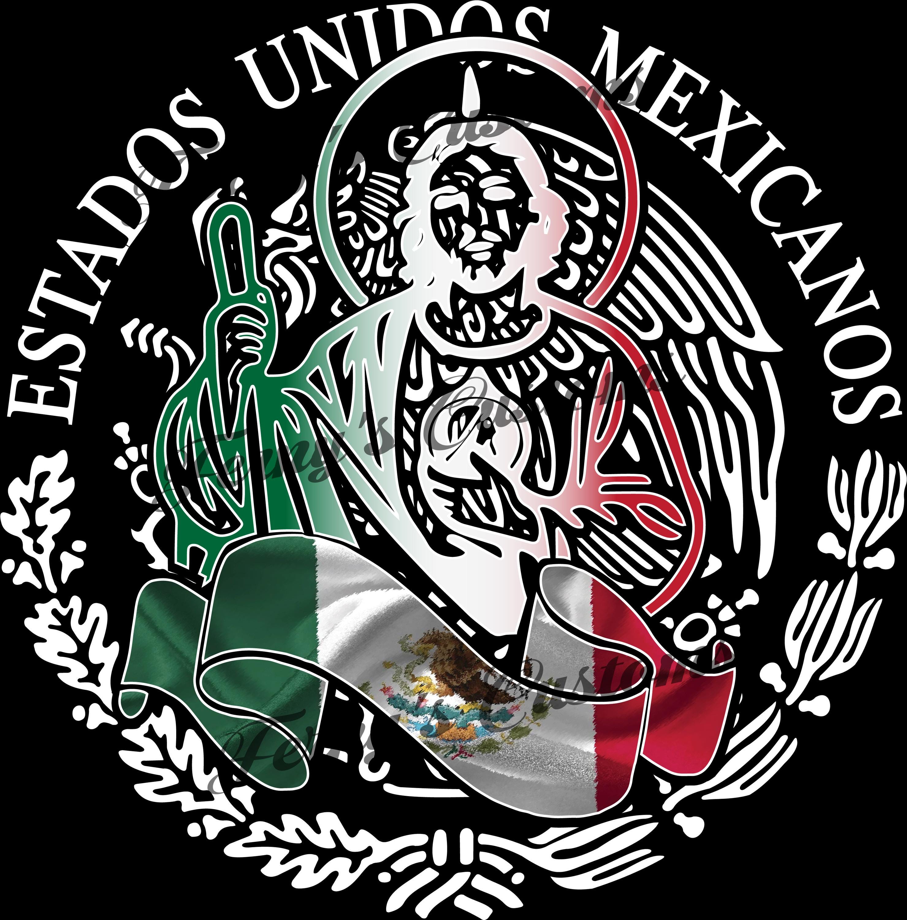San Judas Tadeo, Mexican Flag San Judas With Escudo Nacional Mexicano ...