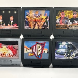 Mini CRT TV - 3 Models, 5 Color Options- Personalize With the Image of ...