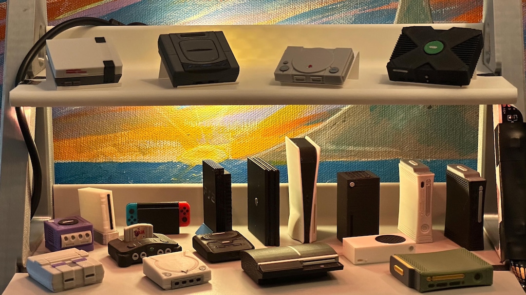 Miniature Video Game Console - (nonfunctional Miniature) 1:8 Scale - Etsy