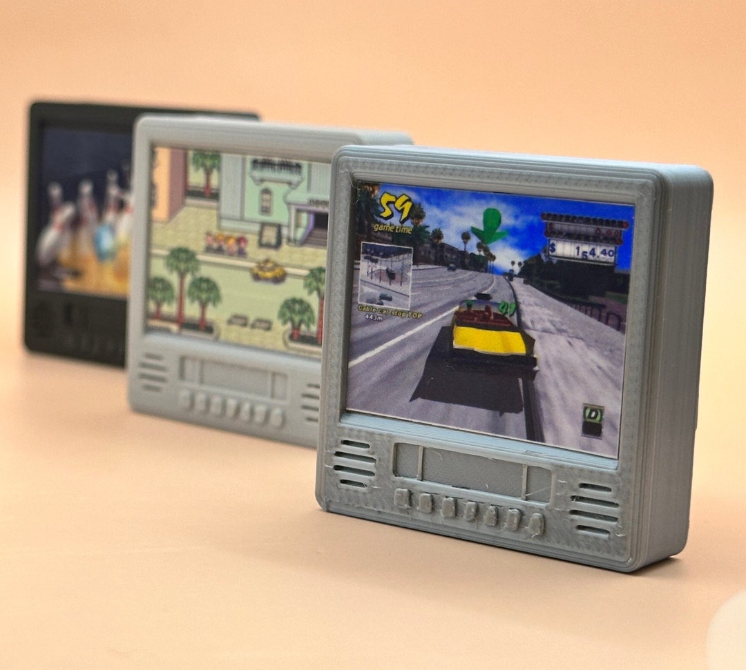 Mini CRT TV - 3 Models, 5 Color Options- Personalize With the Image of ...