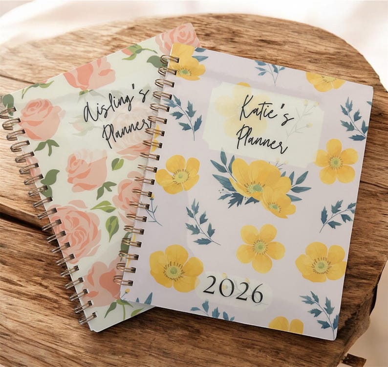 2026 Personalized Planner | Custom Start Month | Weekly & Monthly ...