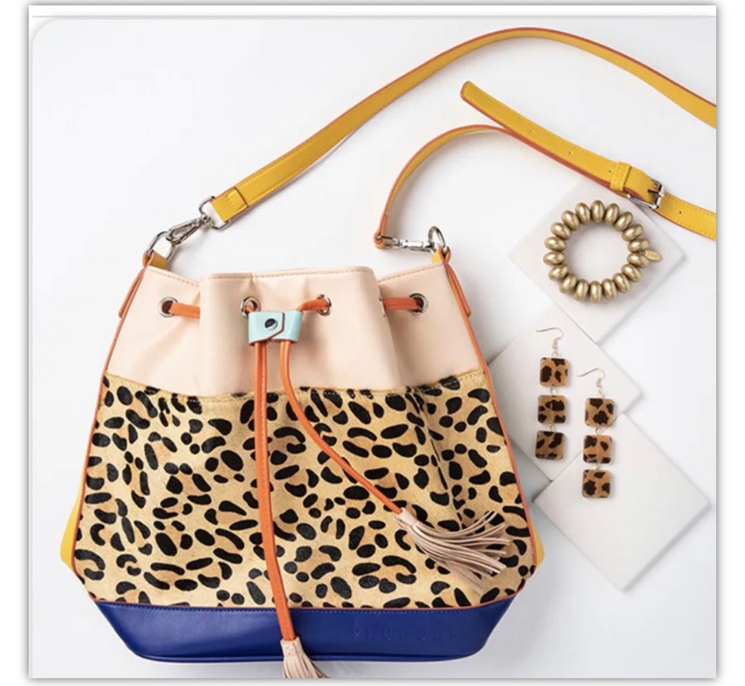 Leopard Hide Multi Colored Purse/ Bag - Etsy