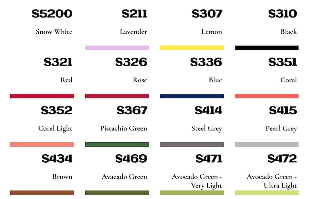 DMC Satin & Étoile Expansion Labels Large PDF - Etsy