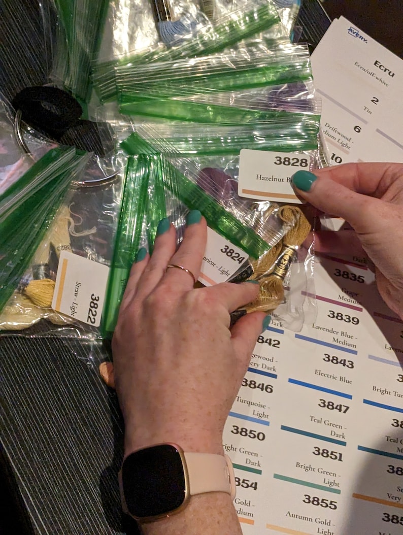 DMC Color Labels Large PDF - Etsy