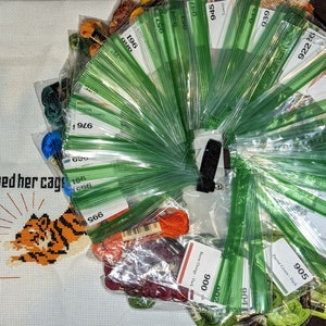 DMC Color Labels Large PDF - Etsy