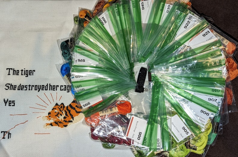 DMC Color Labels Large PDF - Etsy