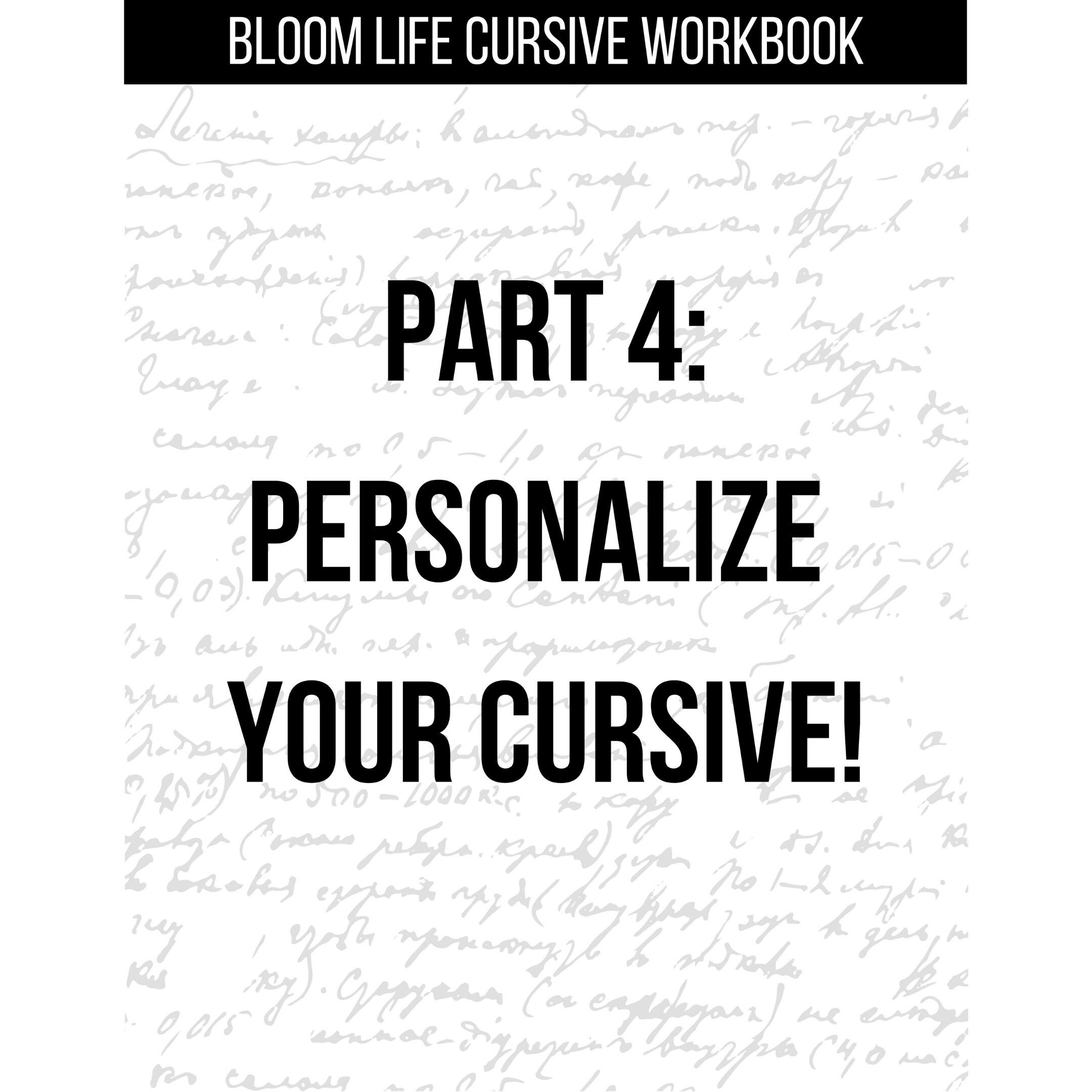 90+ Page Comprehensive Cursive Writing Workbook Printable | Fun Cursive ...
