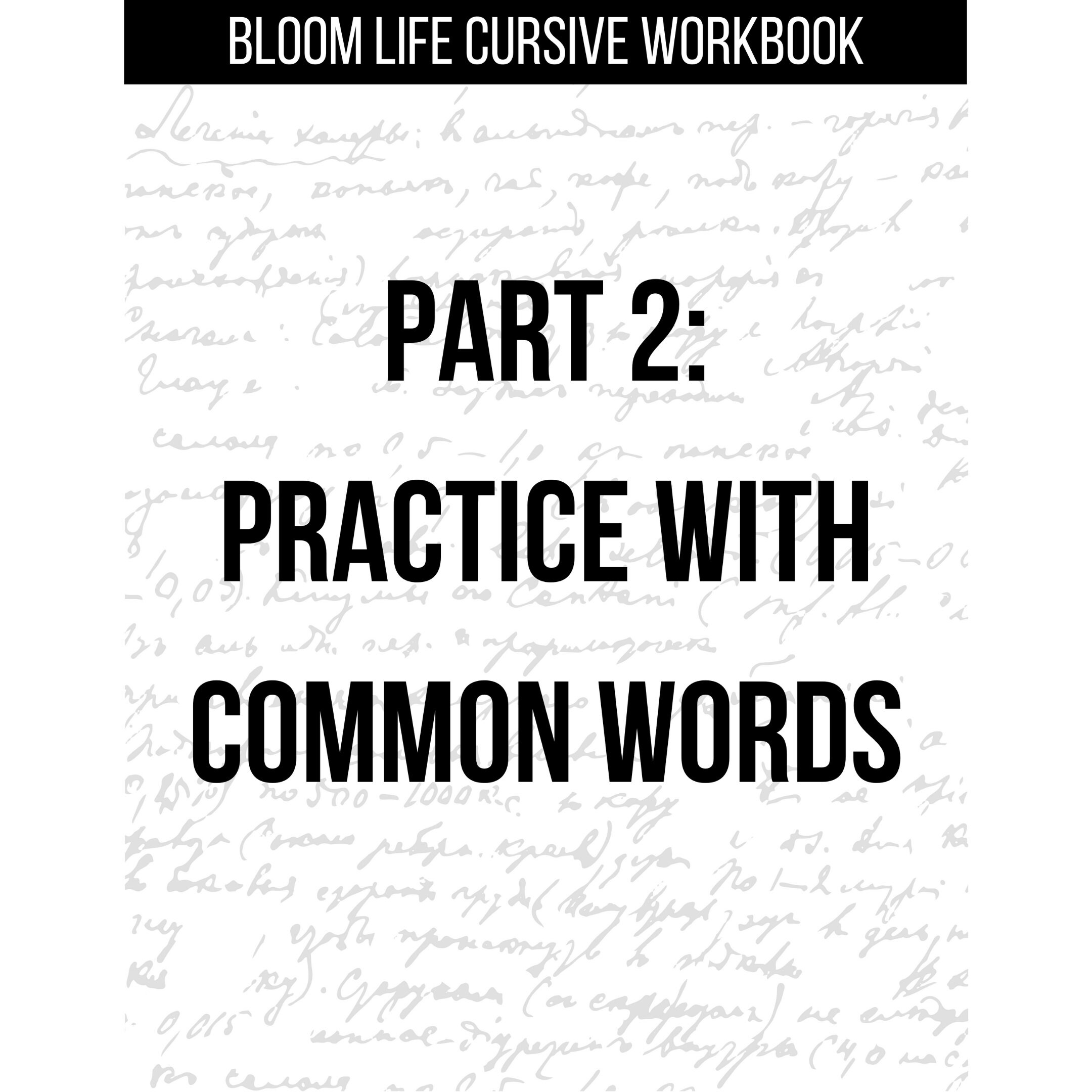 90 Page Comprehensive Cursive Writing Workbook Printable Fun Cursive ...