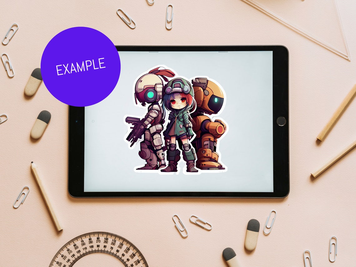 ANIME Sticker, Sticker Pack, Digital Planner Stickers, Goodnotes ...