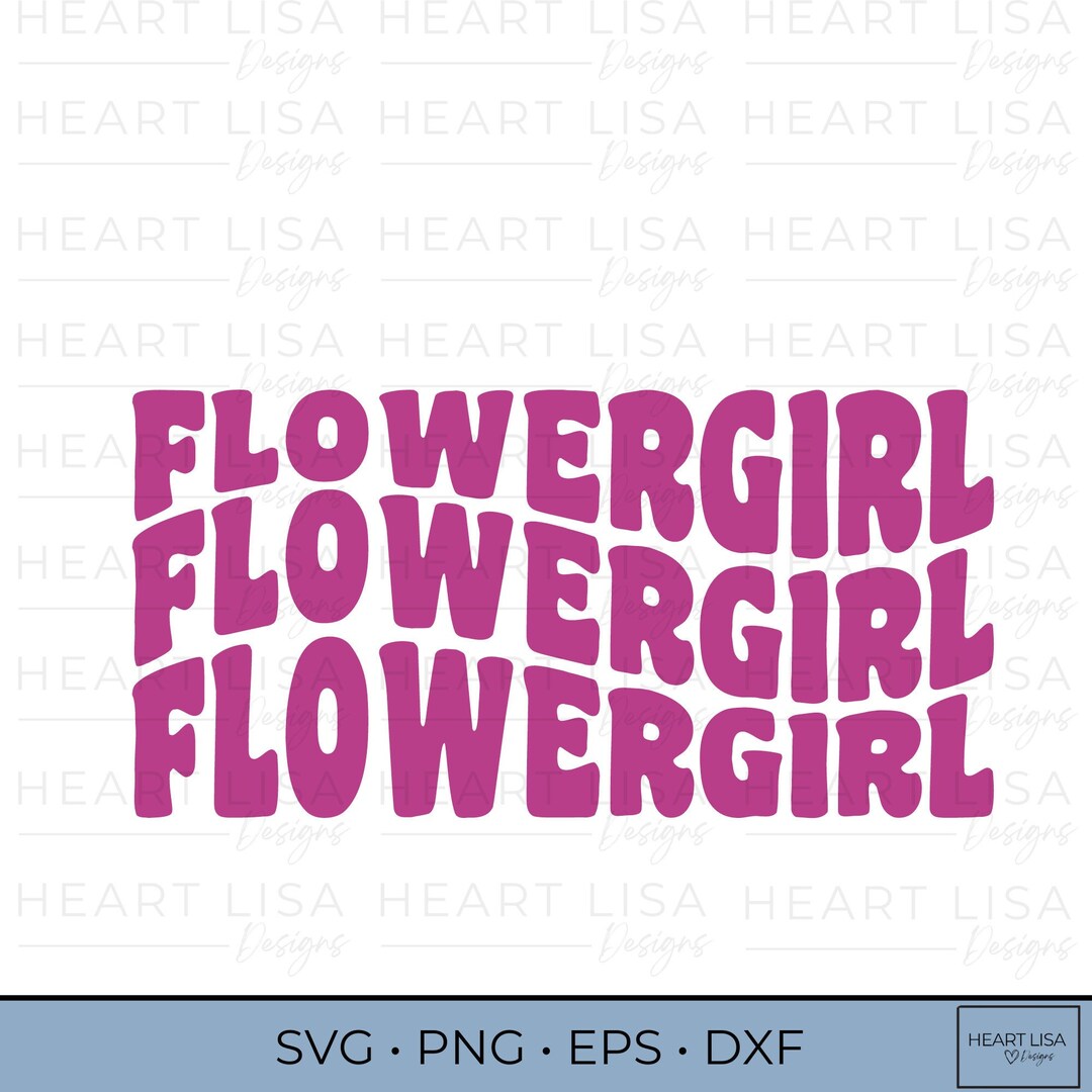 Flowergirl SVG PNG, Flowergirl Diy Gift, Flowergirl Graphic, Flowergirl ...