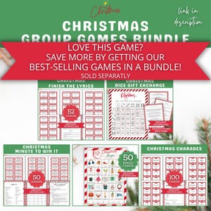 Roll the Dice Christmas Gift Exchange Game, Christmas Printable Game ...