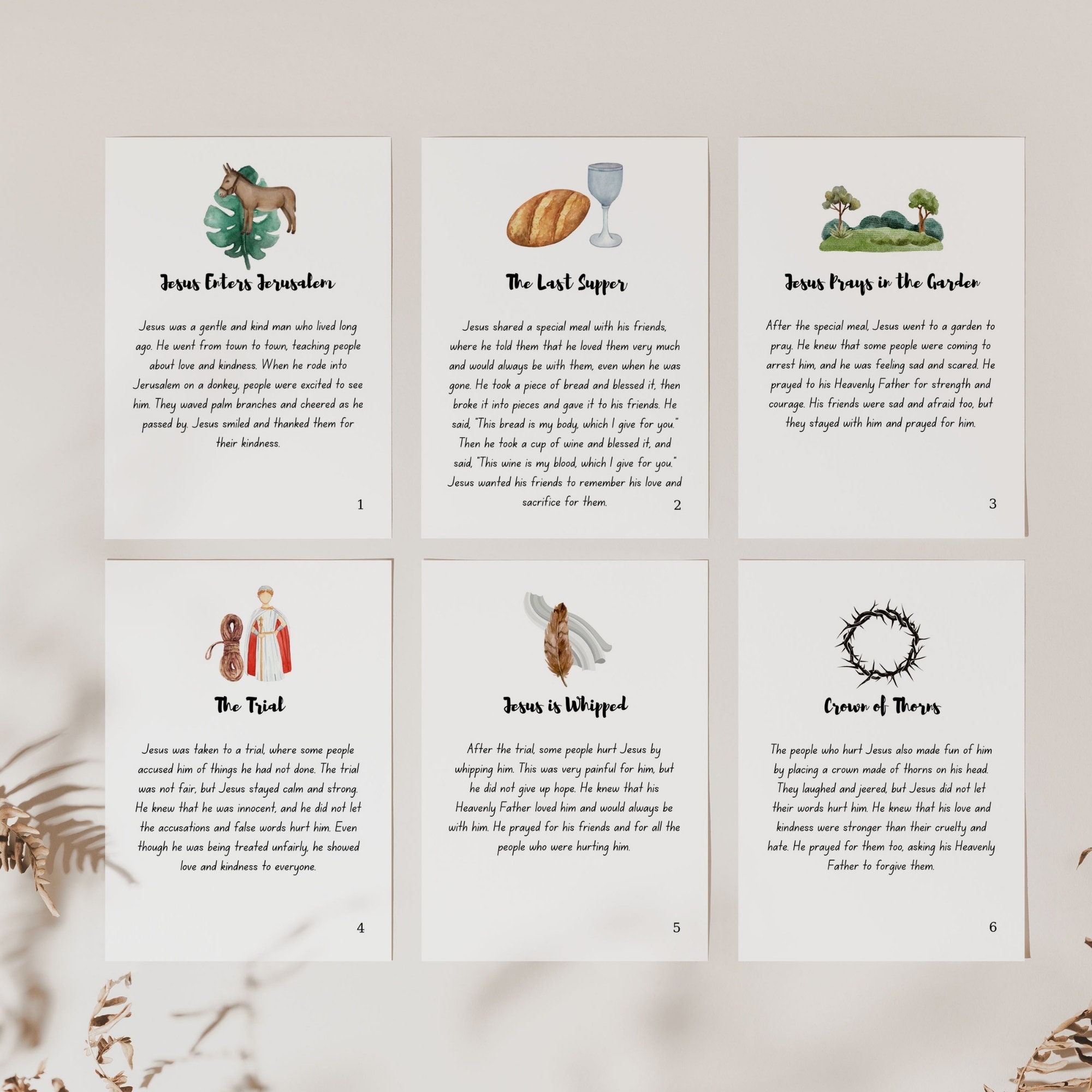 Easter Story Eggs Printable Activity for Kids, Christian Easter Cards ...