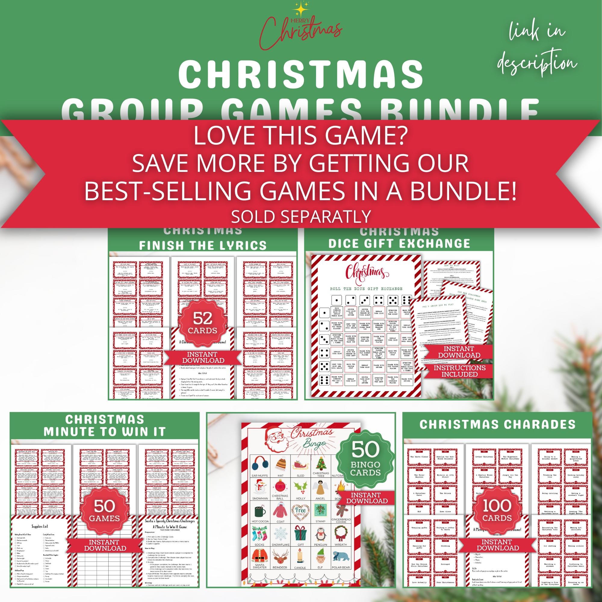 Christmas Song Game Finish the Lyrics, Party Games for Kids,family and ...