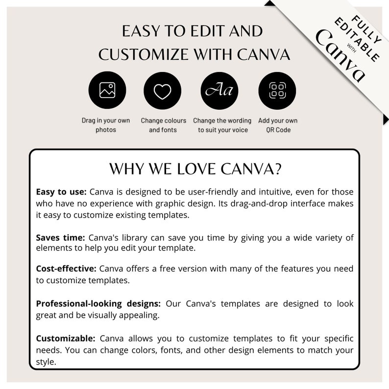 Printable Christmas Gift Tag Bundle, Editable Canva Template, Custom ...