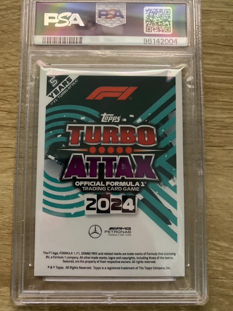 Lewis Hamilton 2024 Topps F1 PSA Graded Card - Etsy