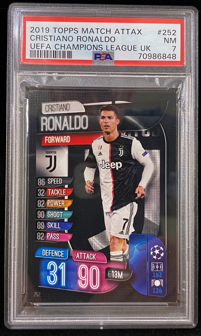 PSA Graded Cristiano Ronaldo Trading Card.......... - Etsy Australia