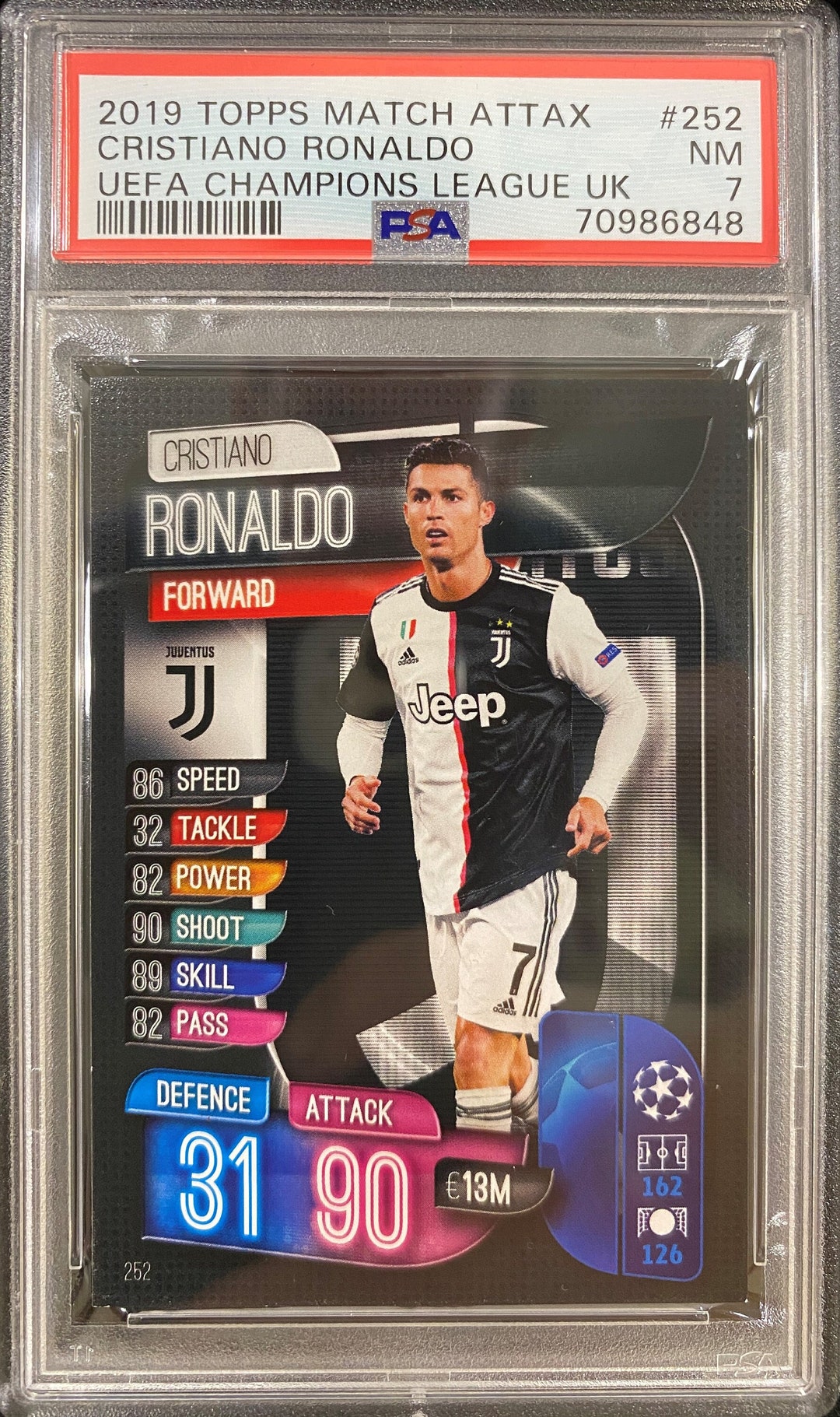 PSA Graded Cristiano Ronaldo Trading Card.......... - Etsy Australia