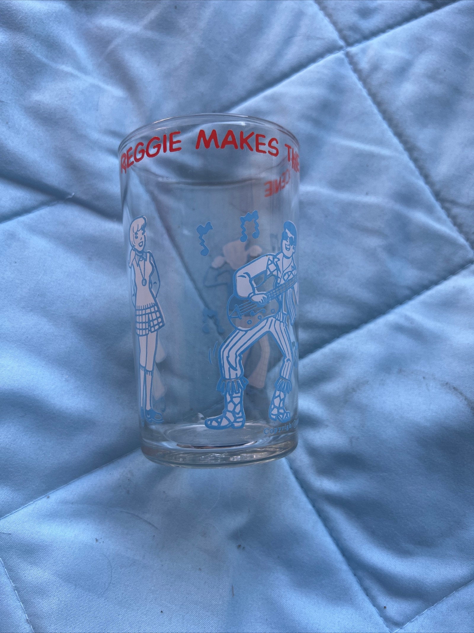 Vintage 1970s Archie Comic Collector Glass Jughead Reggie Makes the ...