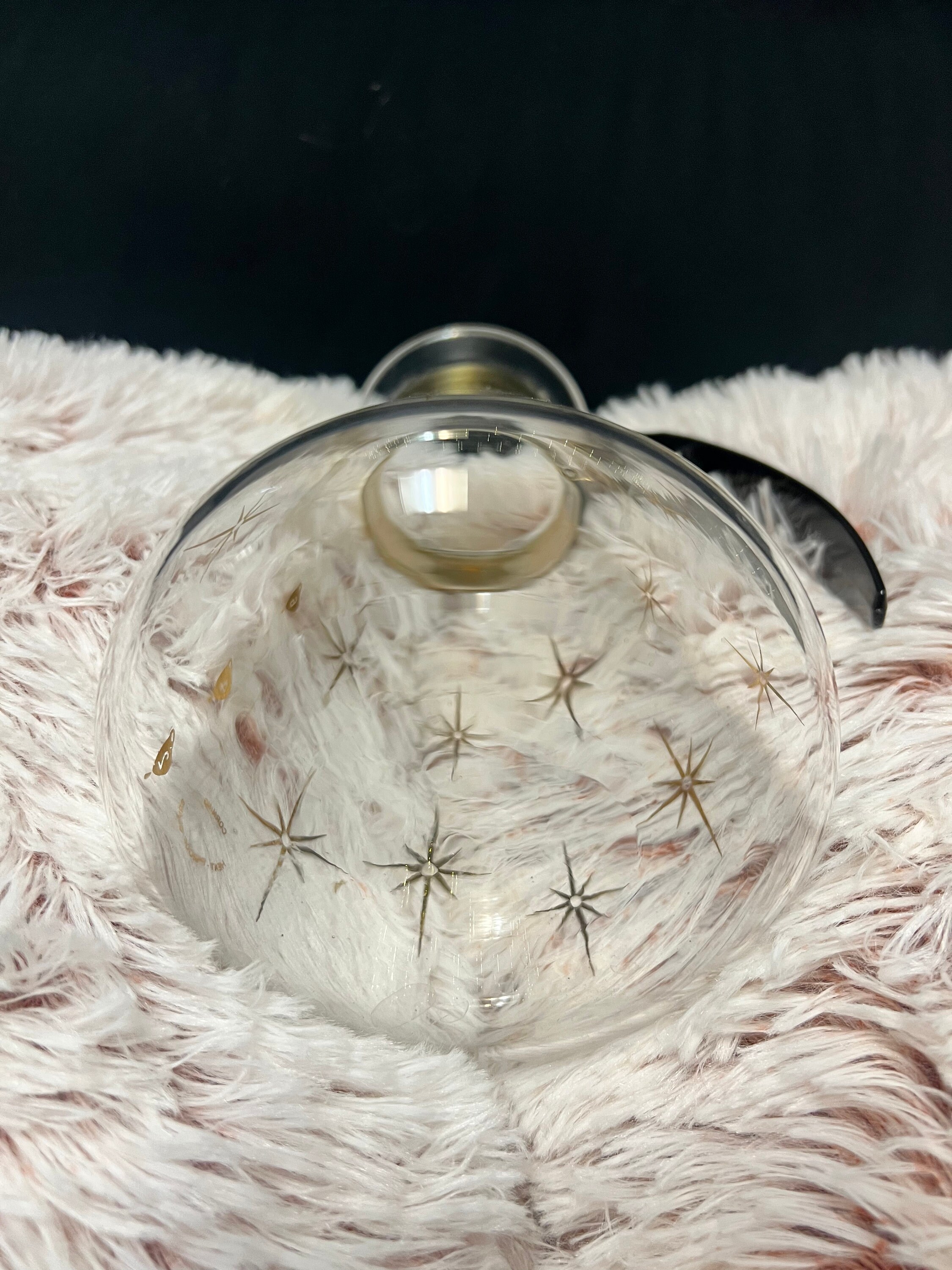 Mid Century Modern Vintage Coffee Carafe With Gold Starburst Adorning ...