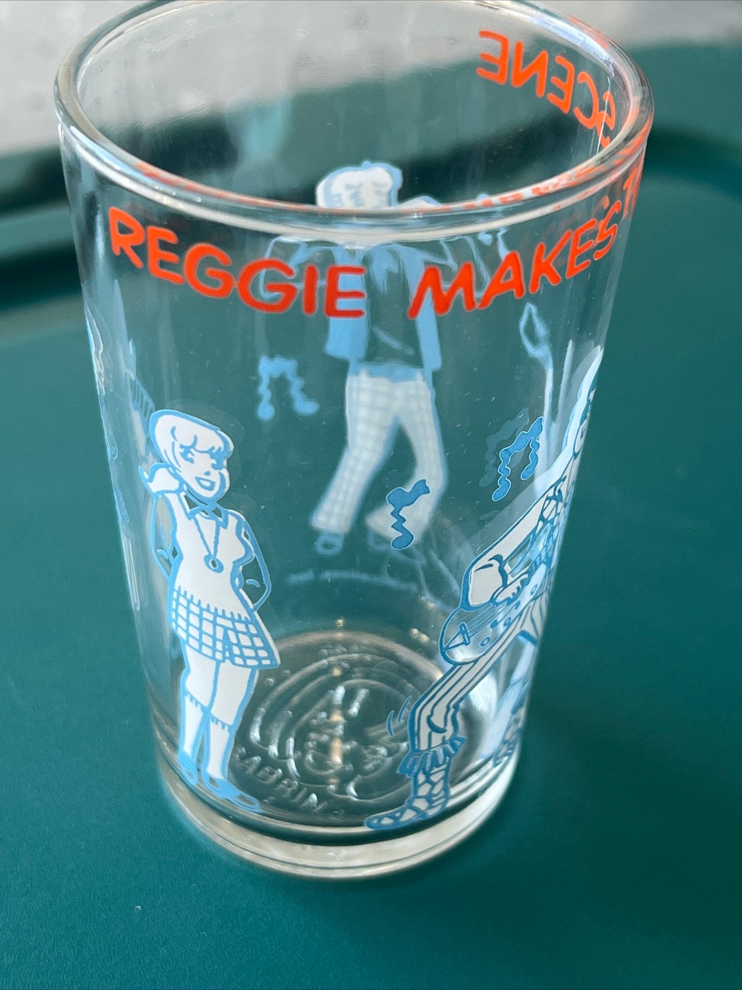 Vintage 1970’s Archie Comic Collector Glass Jughead Reggie Makes the Scene - Etsy