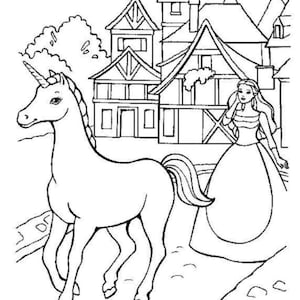 Magical Unicorn Coloring Pages - Printable PDF for Kids and Adults | 5 ...
