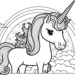 Magical Unicorn Coloring Pages - Printable PDF for Kids and Adults | 5 ...