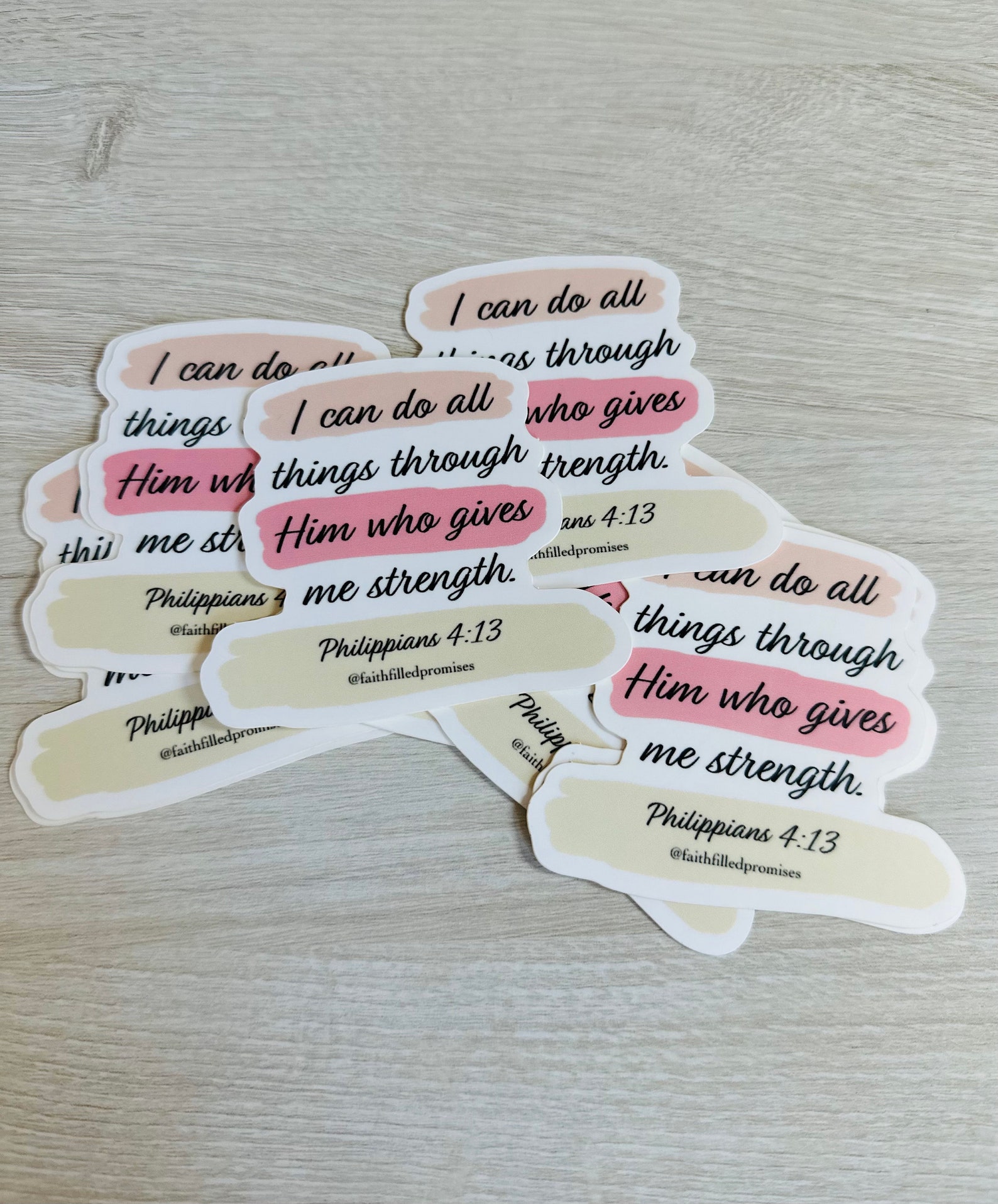 I Can Do All Things Sticker - Etsy