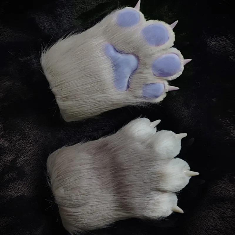 Pre-made Partial Wolf Fursuit Full Body Fursuit Feet Paws Handmade ...