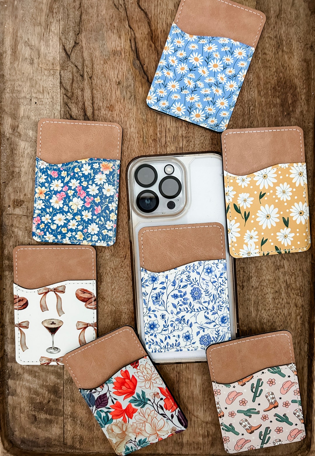 Stick on Adhesive Card Holder for Phone - Etsy