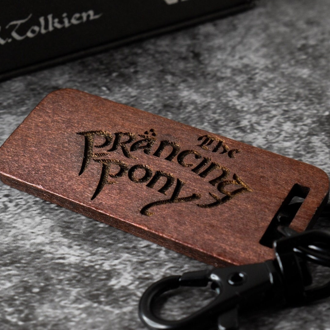 The Prancing Pony Keyring the LOTR Inn - Etsy UK