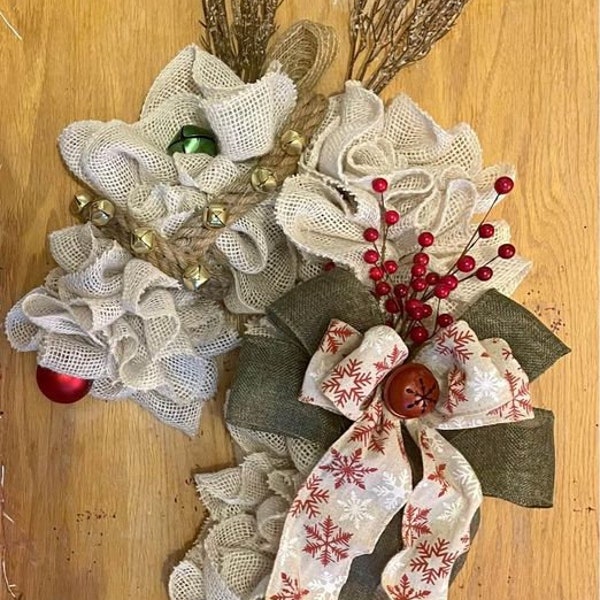 Reindeer Wreath - Etsy