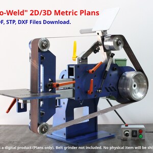 Pivotable Belt Grinder DXF Step Files Plans - Etsy