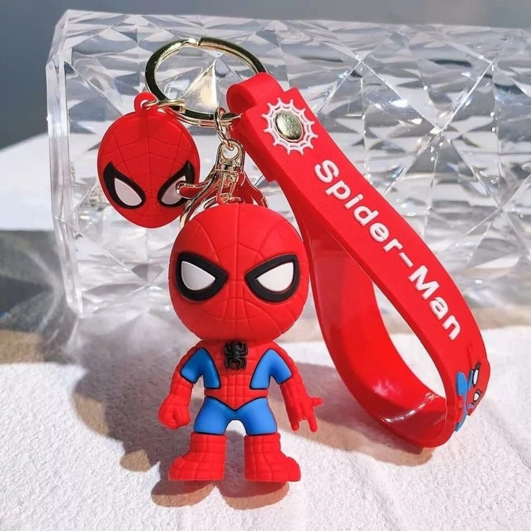 Mini Spider-man Keychains Marvel Spider Man Keychains Gift - Etsy