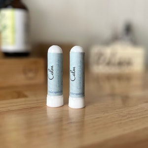 Aromatherapy Nasal Inhaler. Pure Organic Essential Oils, Pocket Size ...