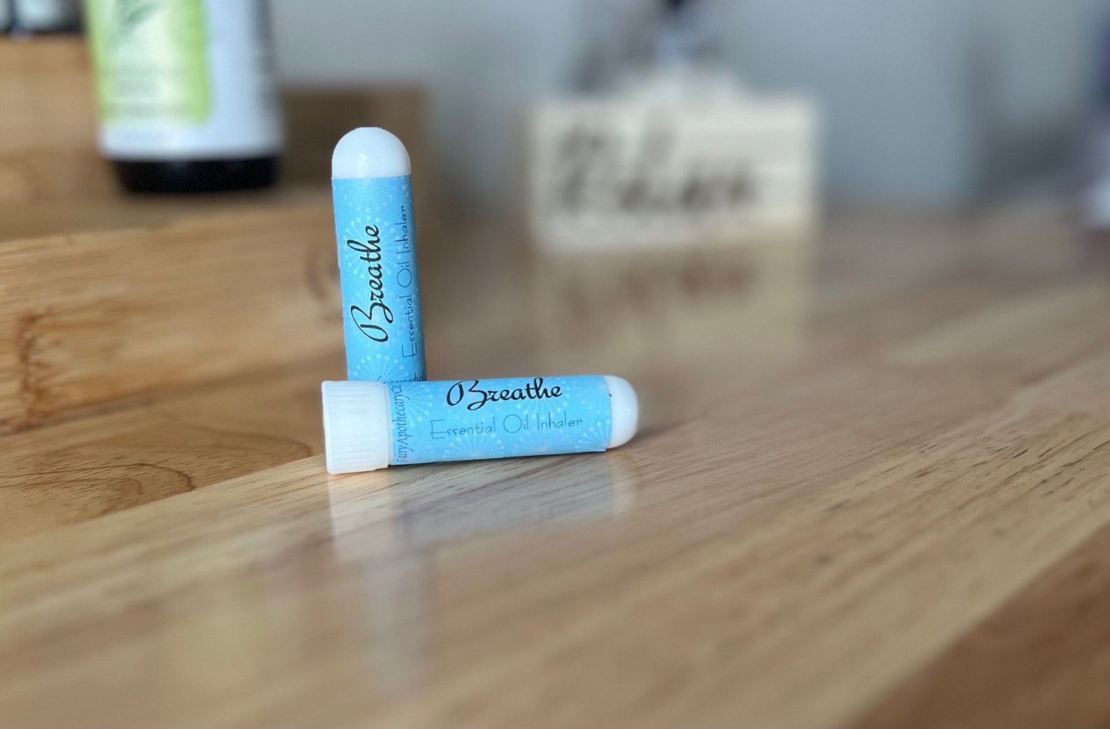 Aromatherapy Nasal Inhaler. Pure Organic Essential Oils, Pocket Size ...