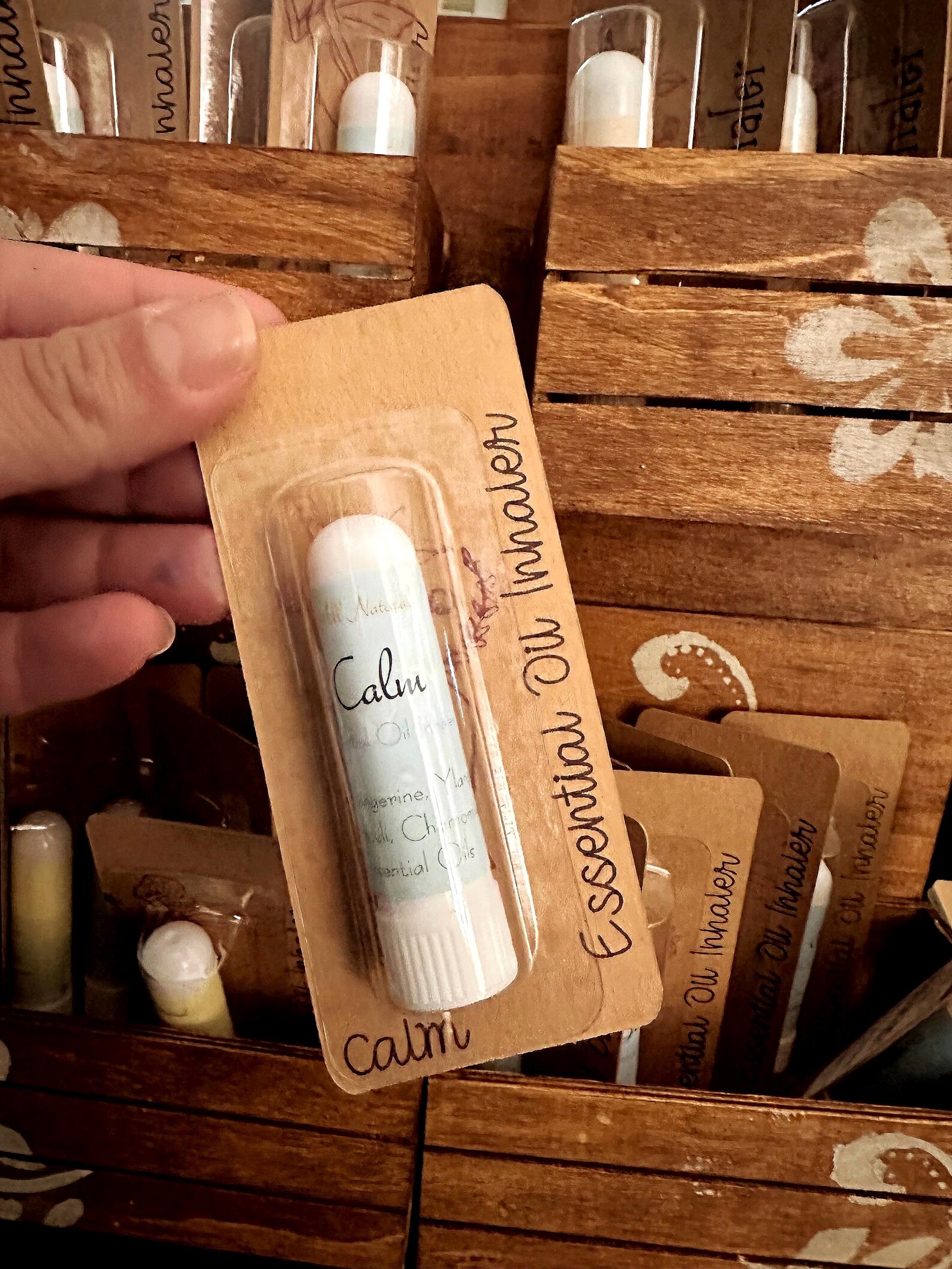 Aromatherapy Nasal Inhaler. Pure Organic Essential Oils, Pocket Size ...