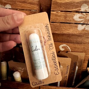 Aromatherapy Nasal Inhaler. Pure Organic Essential Oils, Pocket Size ...